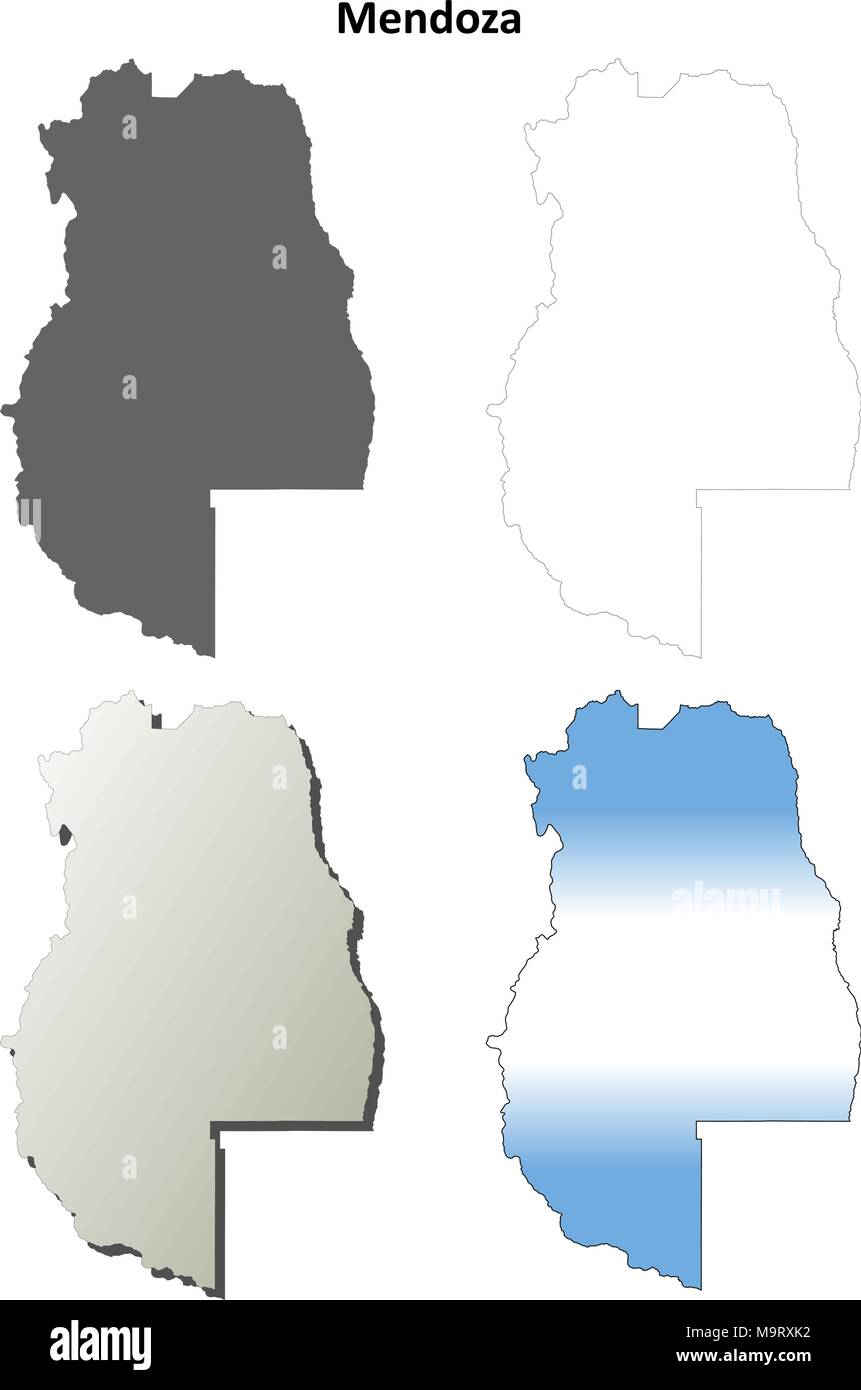 Map of mendoza hi-res stock photography and images - Alamy