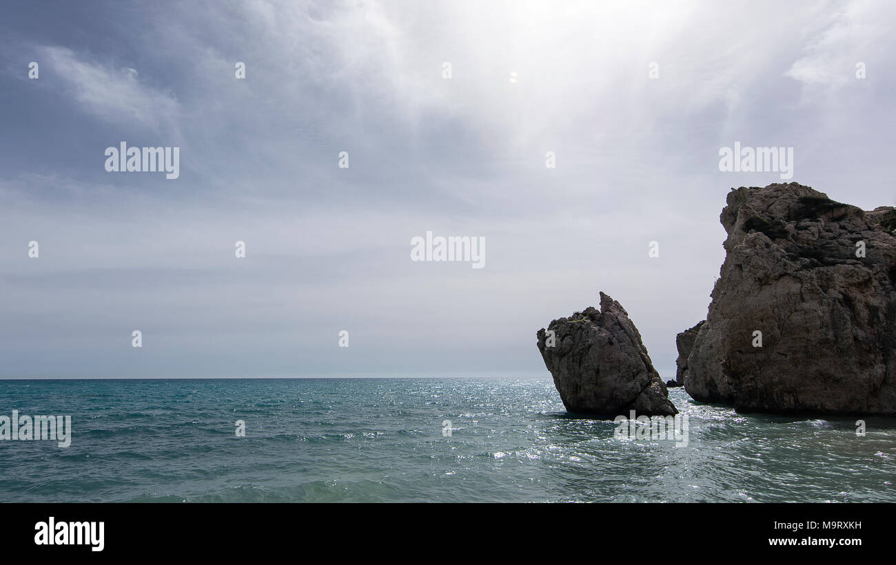 Petra tou Romiou (Rock of the Greek), also known as Aphrodite's Rock ...