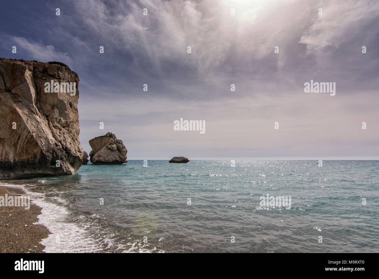 Petra tou Romiou (Rock of the Greek), also known as Aphrodite's Rock ...