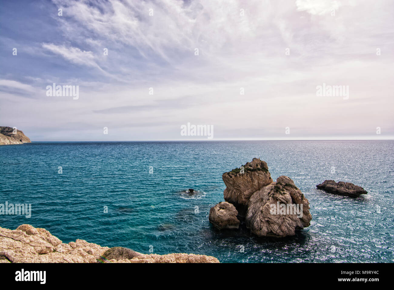 Petra tou Romiou (Rock of the Greek), also known as Aphrodite's Rock ...