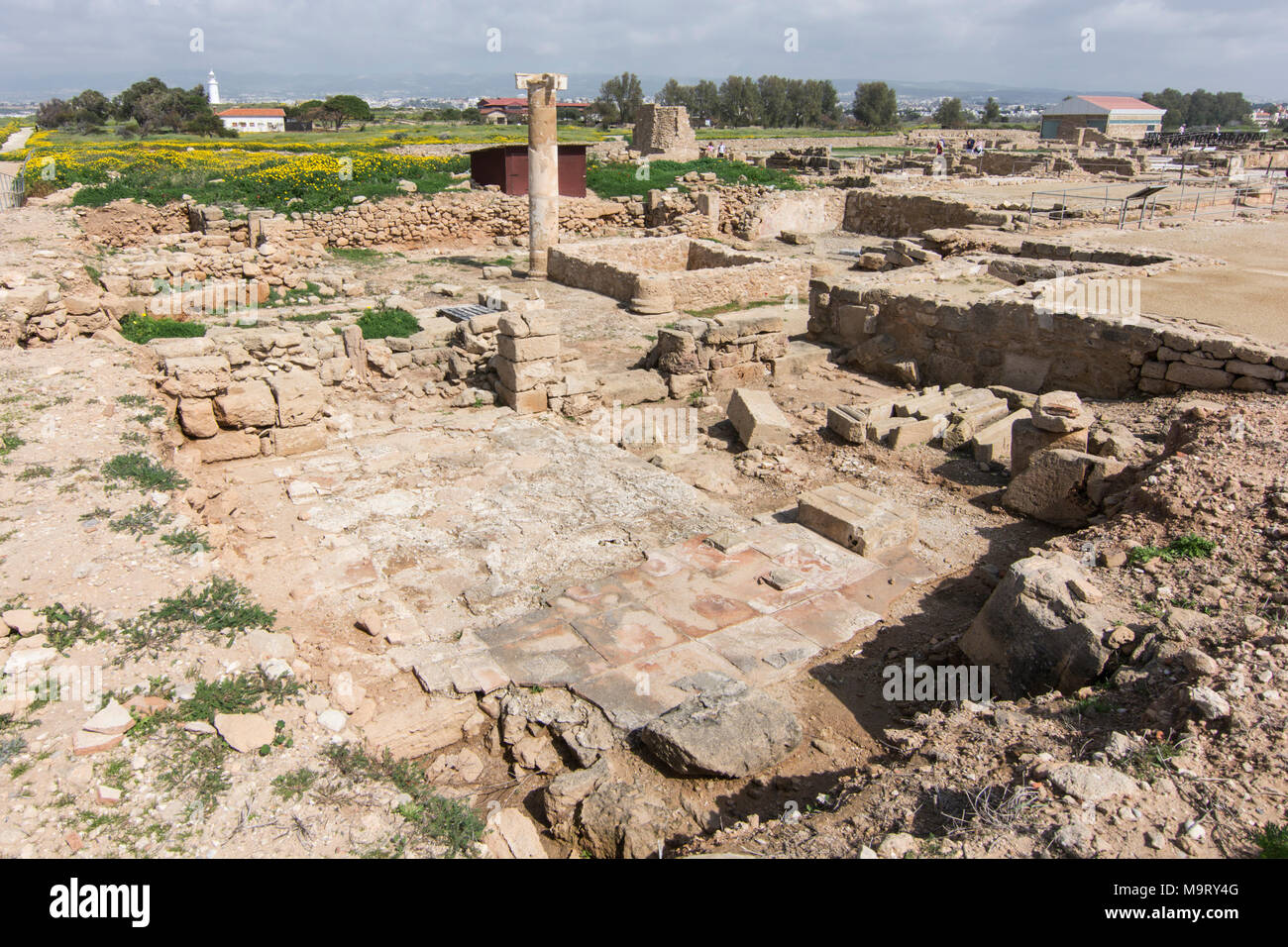 Paphos Archaeological Park Cyprus Stock Photo - Alamy