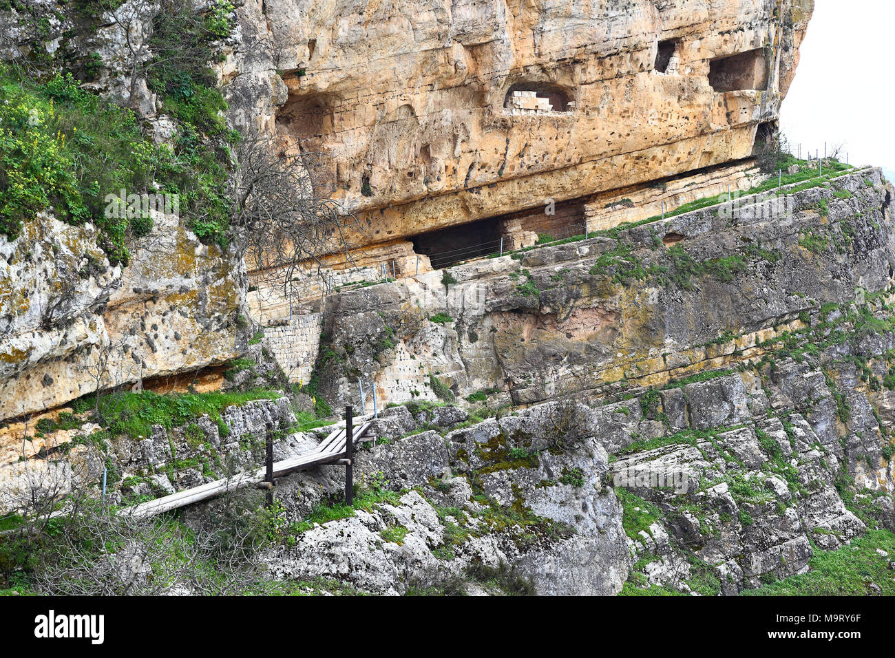 Niha Ancient Rock-Cut Fortress, Shouf (Lebanon Stock Photo - Alamy