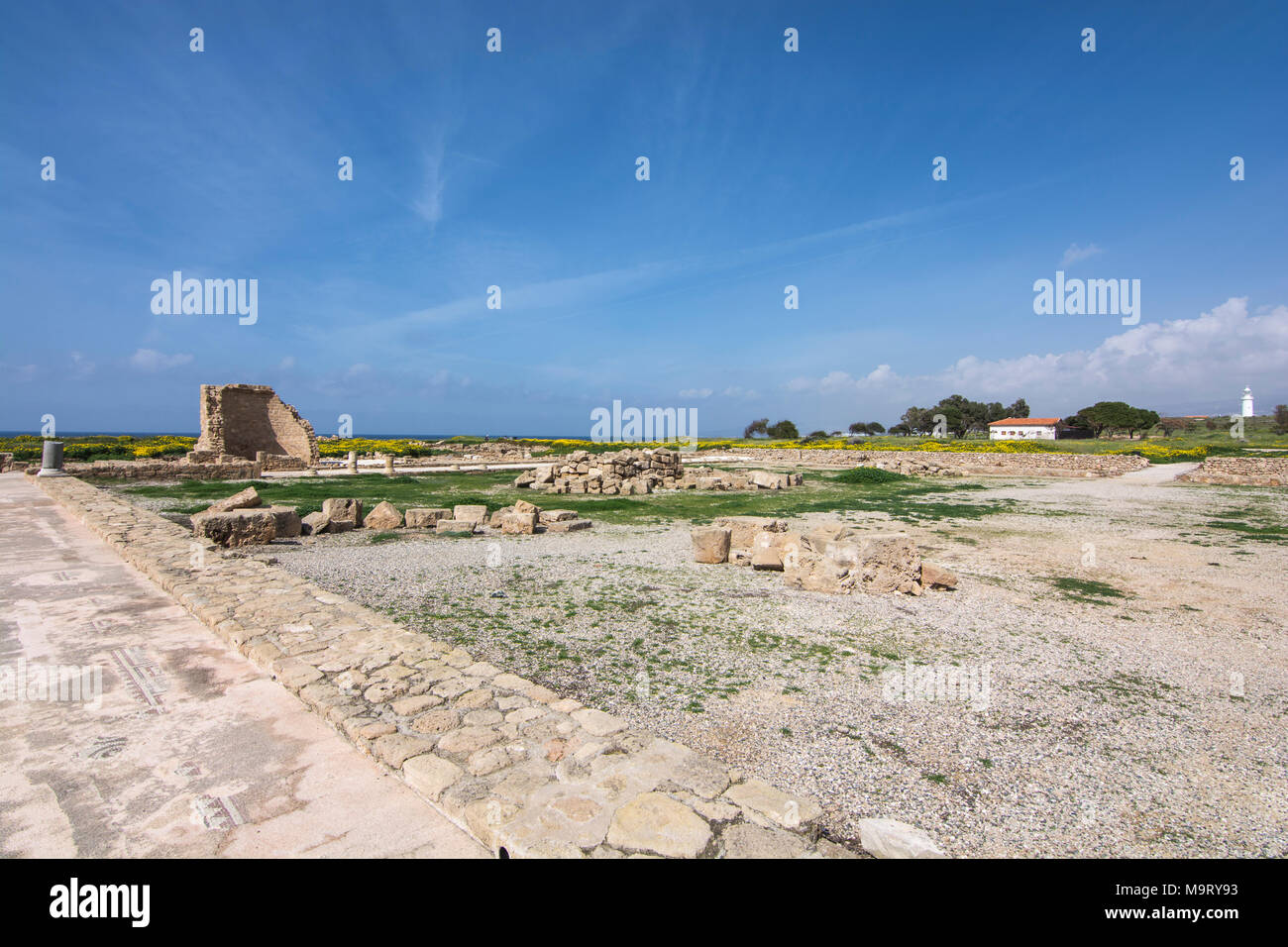 Kato paphos archaeological park tomb hi-res stock photography and ...