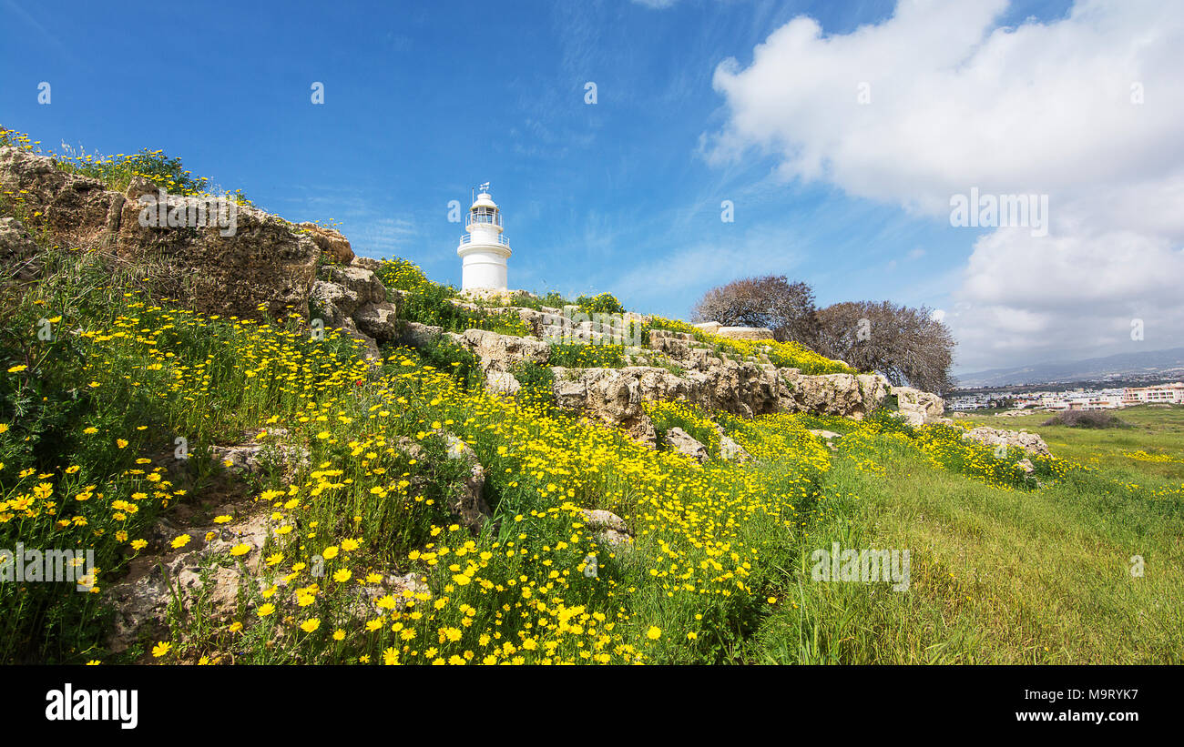 Kato paphos archaeological park tomb hi-res stock photography and ...