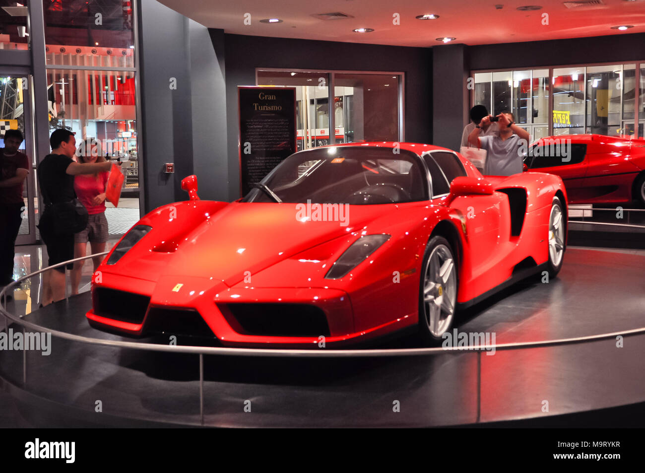 Ferrari world abu dhabi night hi-res stock photography and images - Alamy
