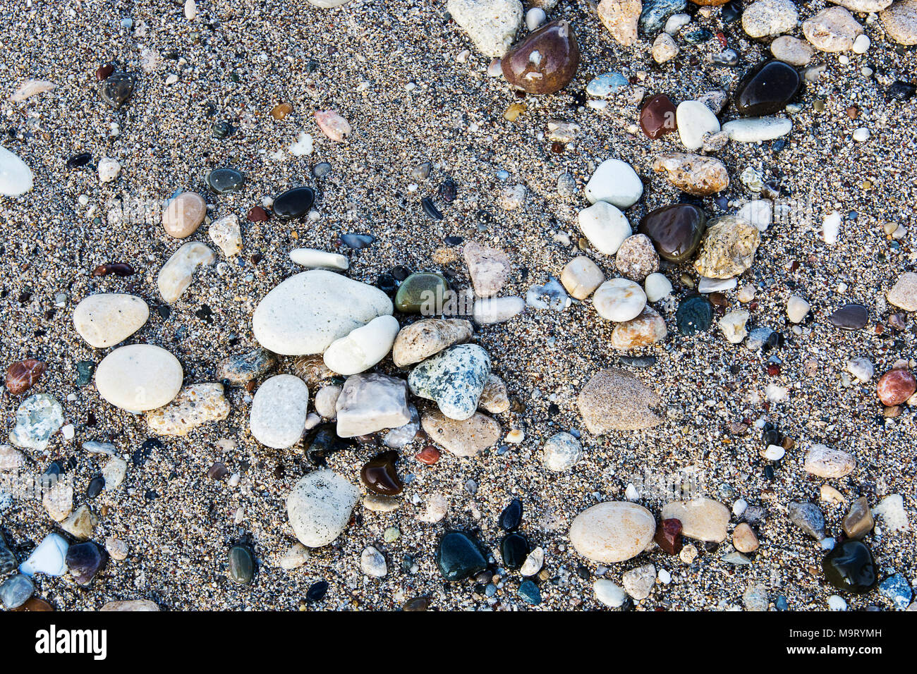 Pebbles on the beach Stock Photo - Alamy