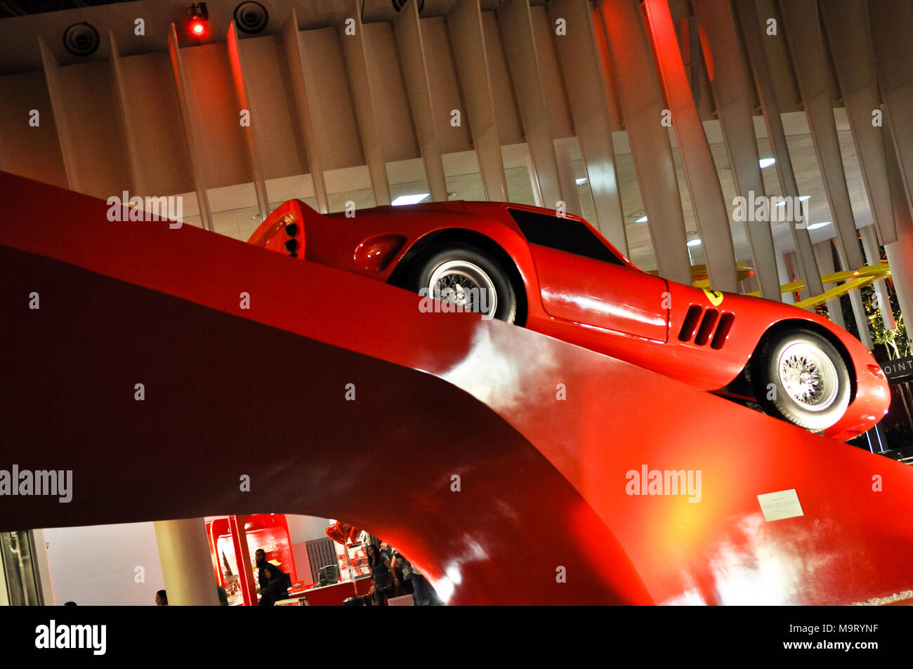 Ferrari world abu dhabi night hi-res stock photography and images - Alamy