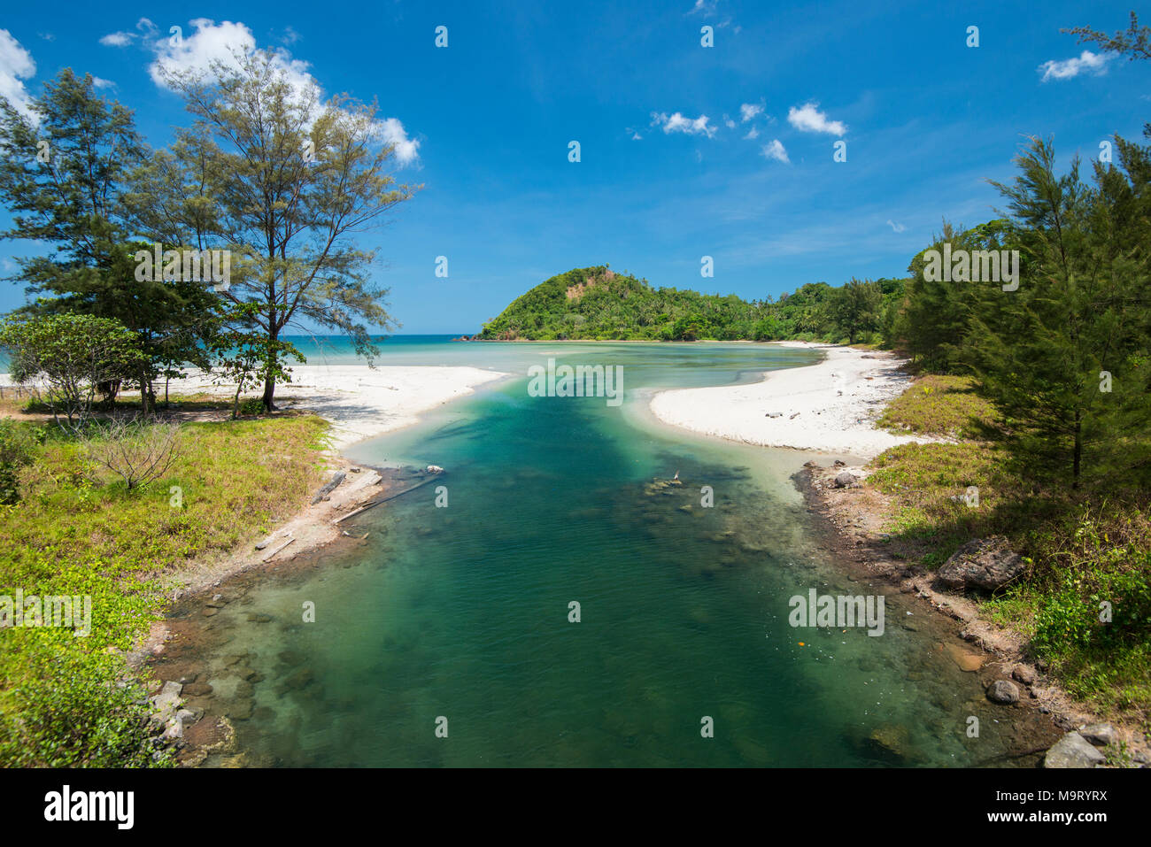 Mouth of a river, Kudat, Sabah, Malaysia, Borneo Stock Photo - Alamy