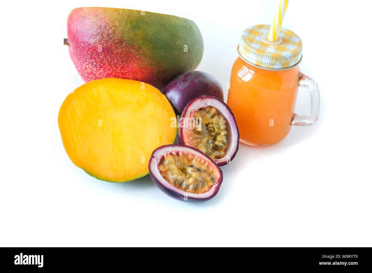 Mango juice in party glass hi-res stock photography and images - Alamy