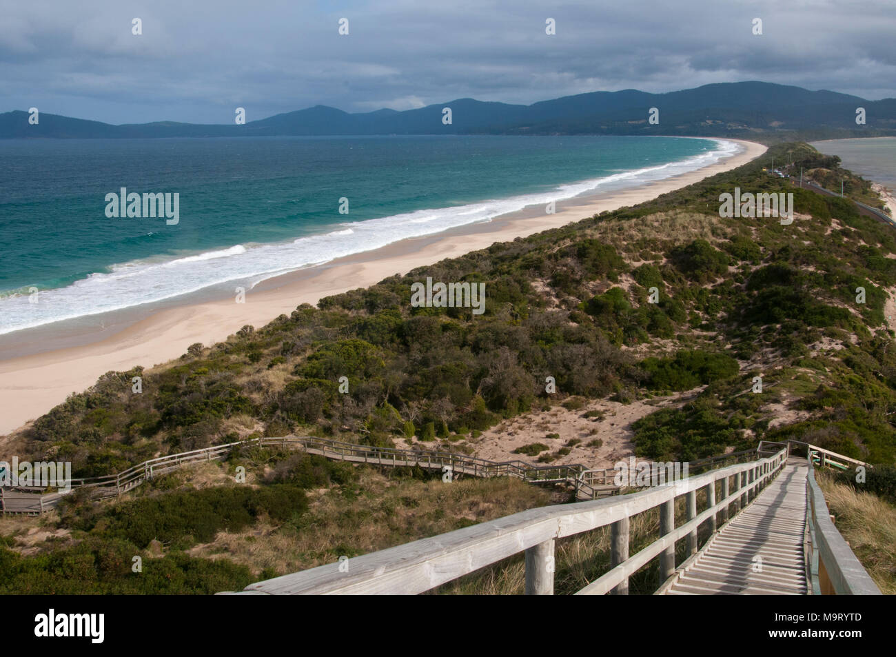 Adventure Bay at the Neck, Bruny Island, Tasmania, Australia Stock ...