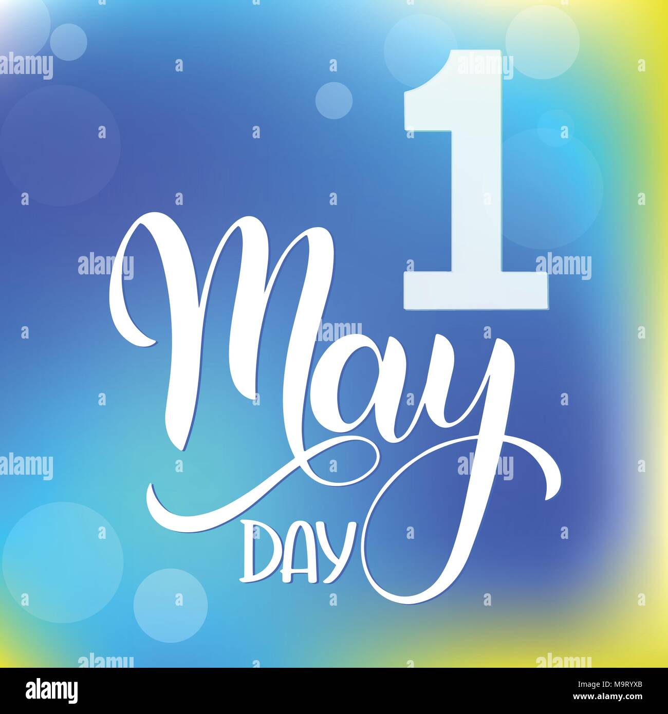 May is the month of flowers lettering. Elements for invitations ...