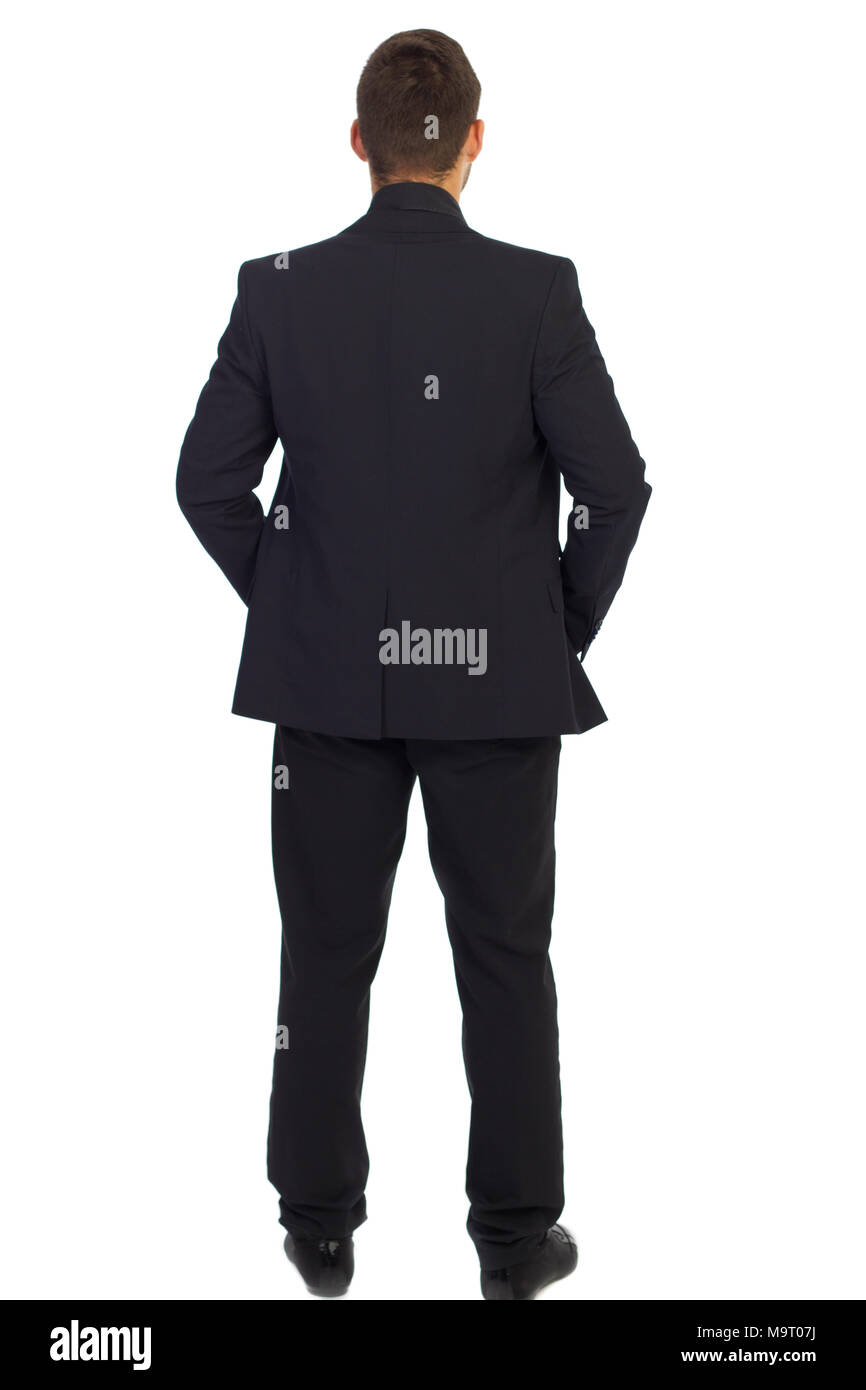 Businessman standing back turned hi-res stock photography and images ...