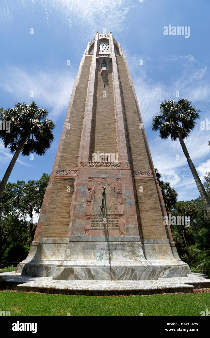 The Singing Tower at Bok Tower Gardens.Lakeland Florida Stock Photo - Alamy