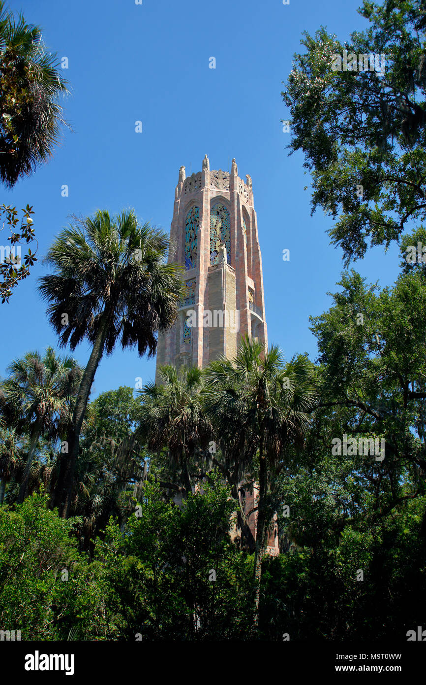 The Singing Tower at Bok Tower Gardens.Lakeland Florida Stock Photo - Alamy