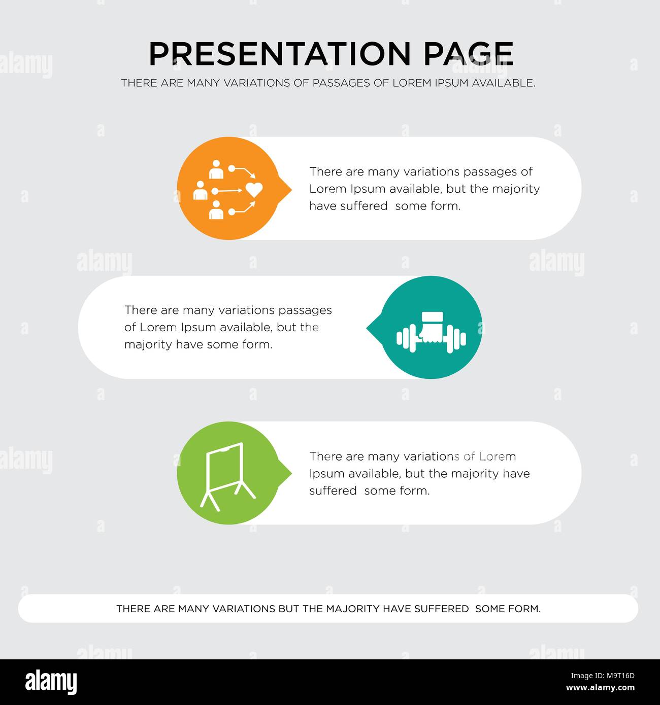 flipchart, stamina, inclusivity presentation design template in orange ...