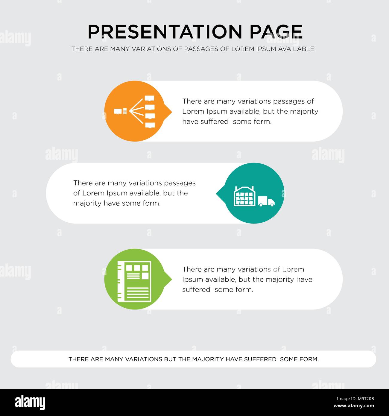 Idea center horizontal Stock Vector Images - Alamy