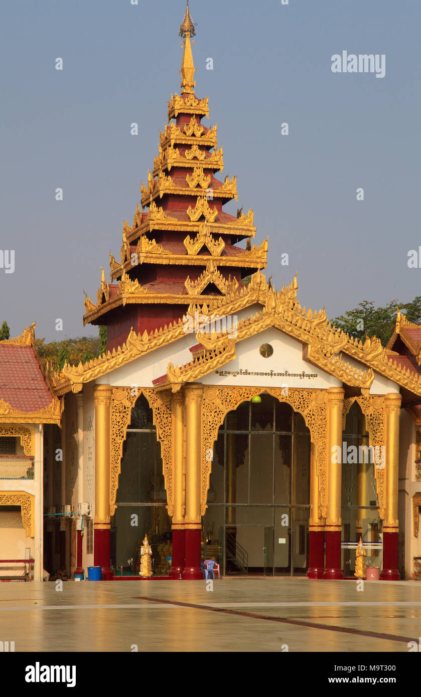 Myanmar, Yangon, Botataung Pagoda, buddhist temple Stock Photo - Alamy