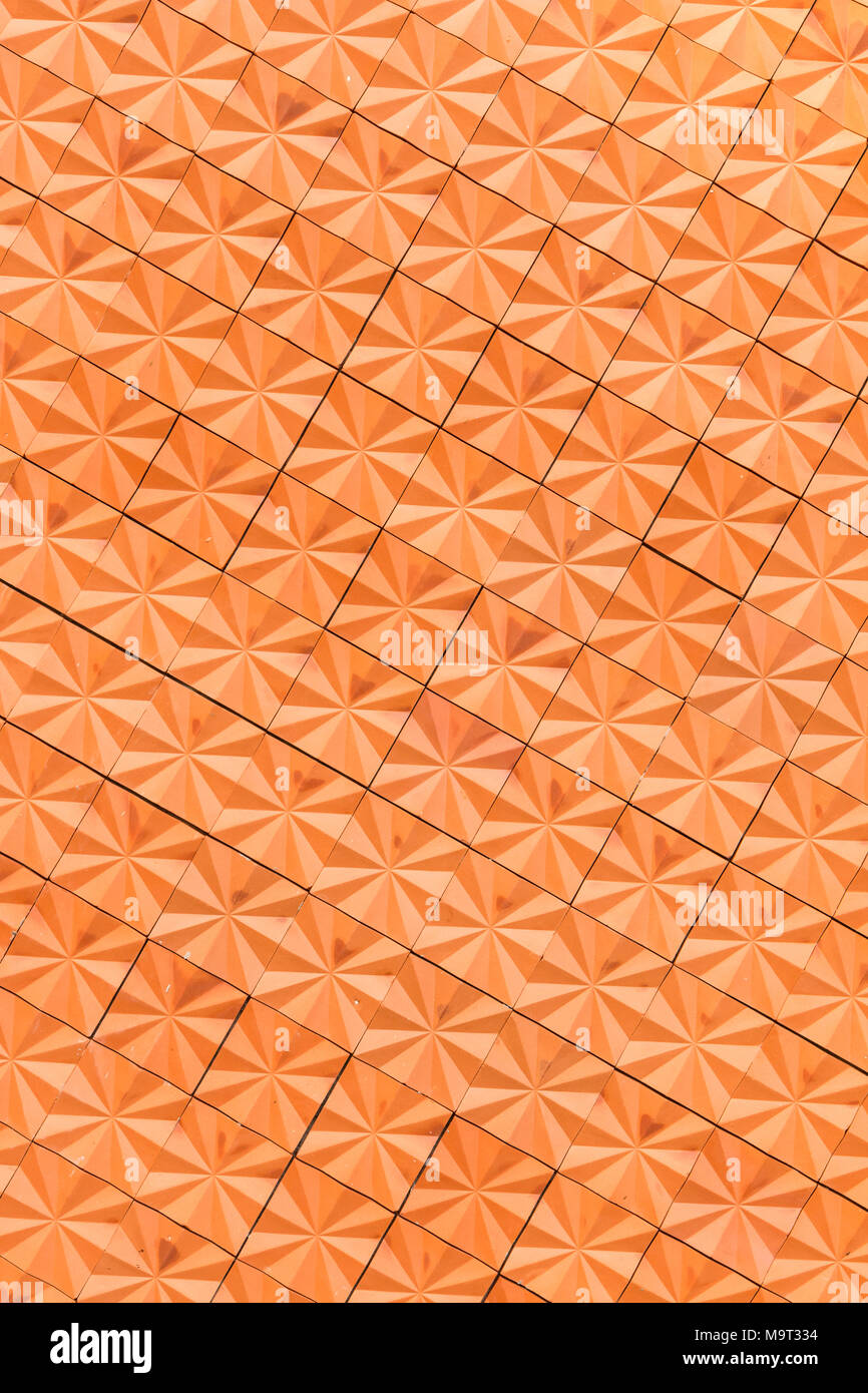pattern of orange cement wall Stock Photo - Alamy