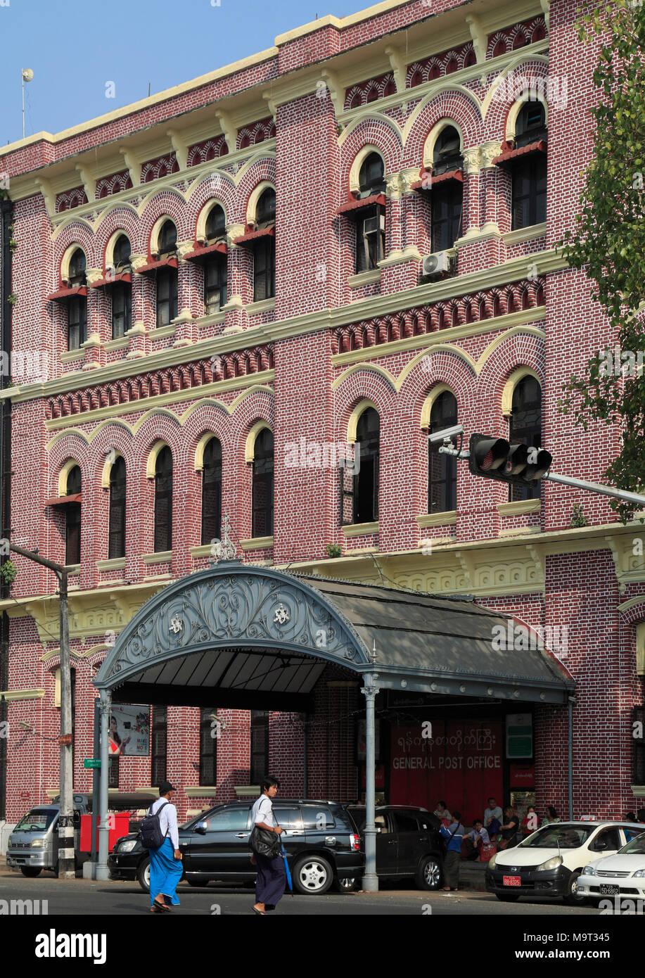Yangon central post office hi-res stock photography and images - Alamy