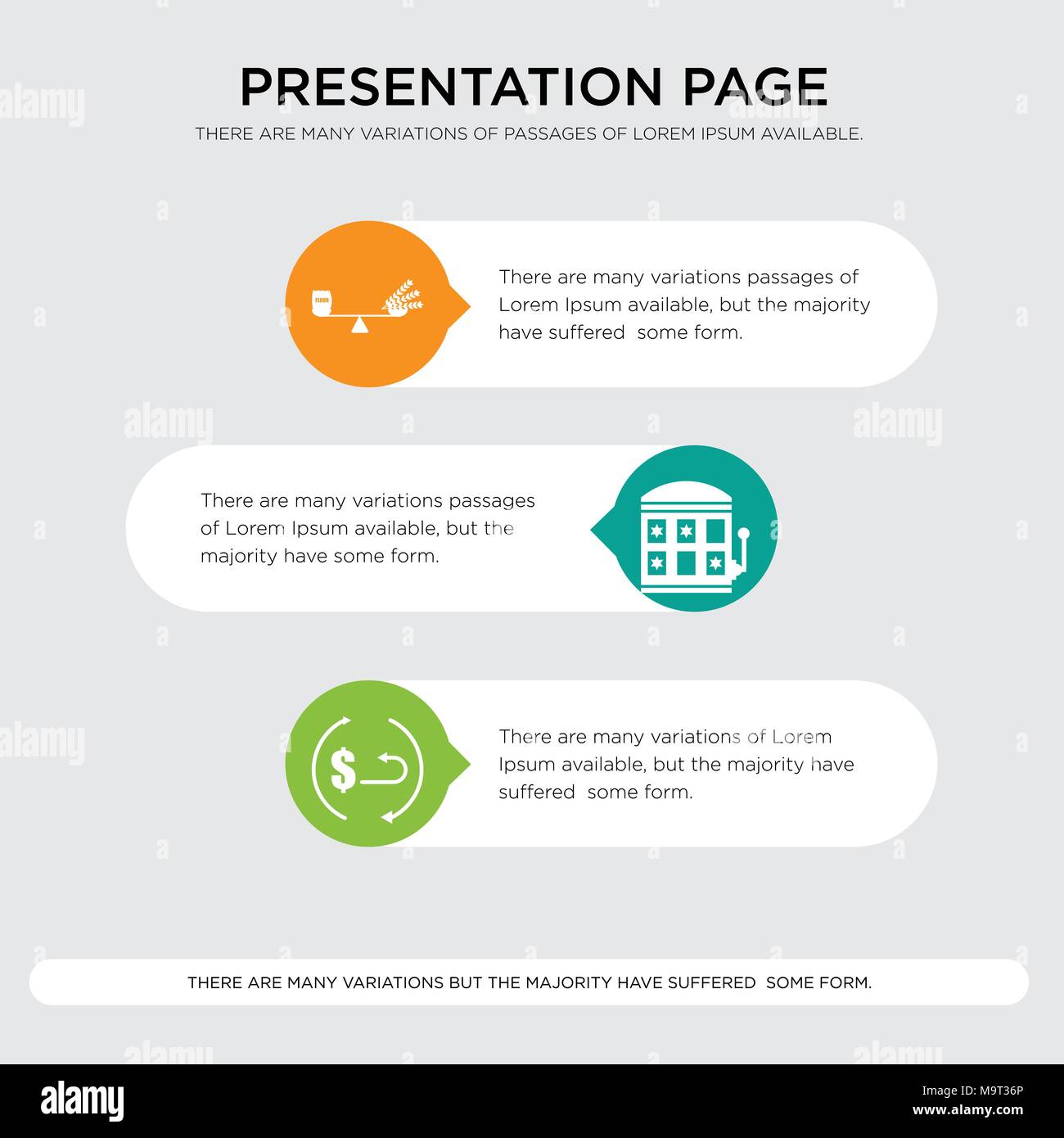 rebate, slot machine, commodity presentation design template in orange ...