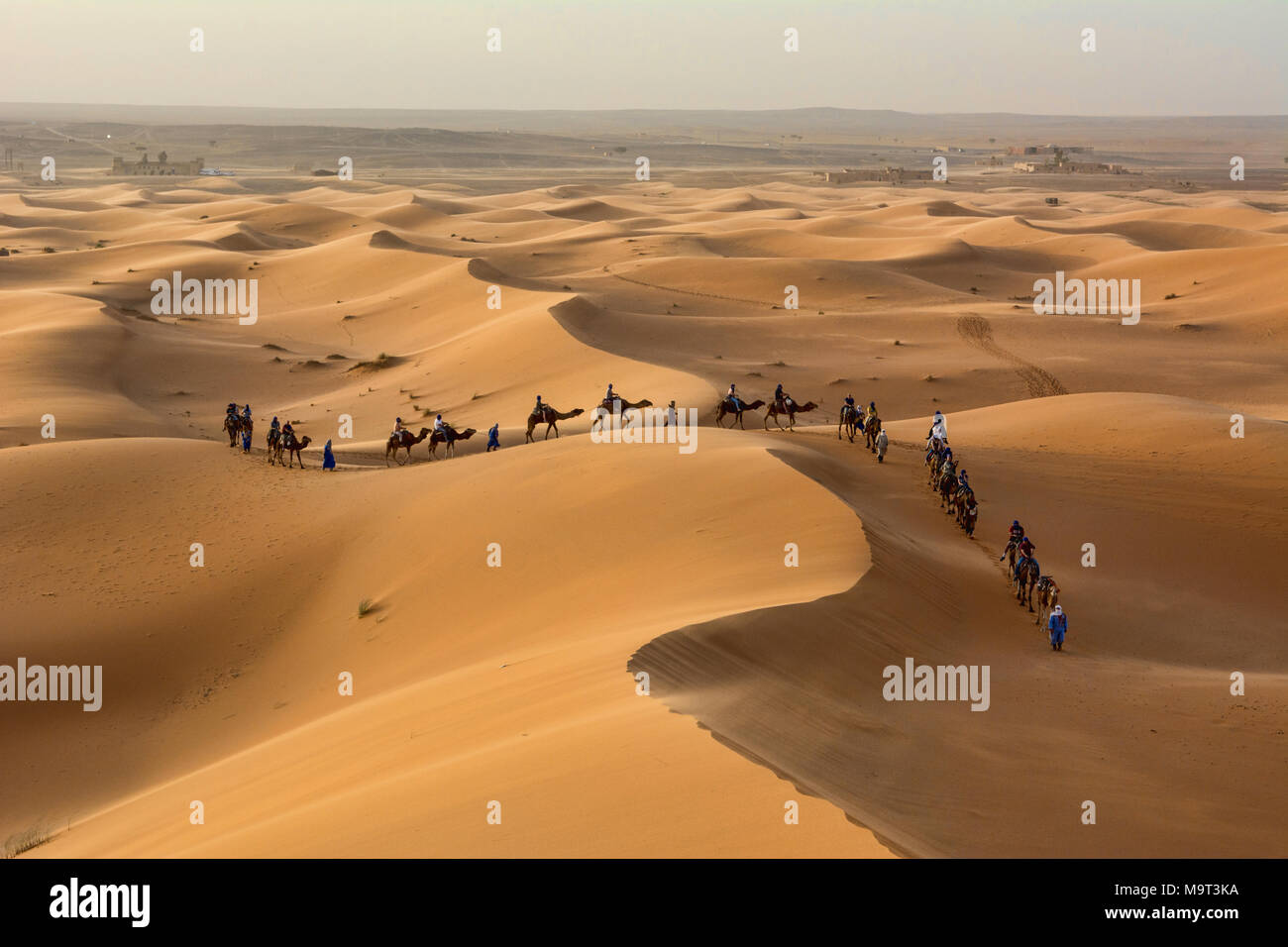 Merzouga Sahara Desert Morocco Stock Photo - Alamy