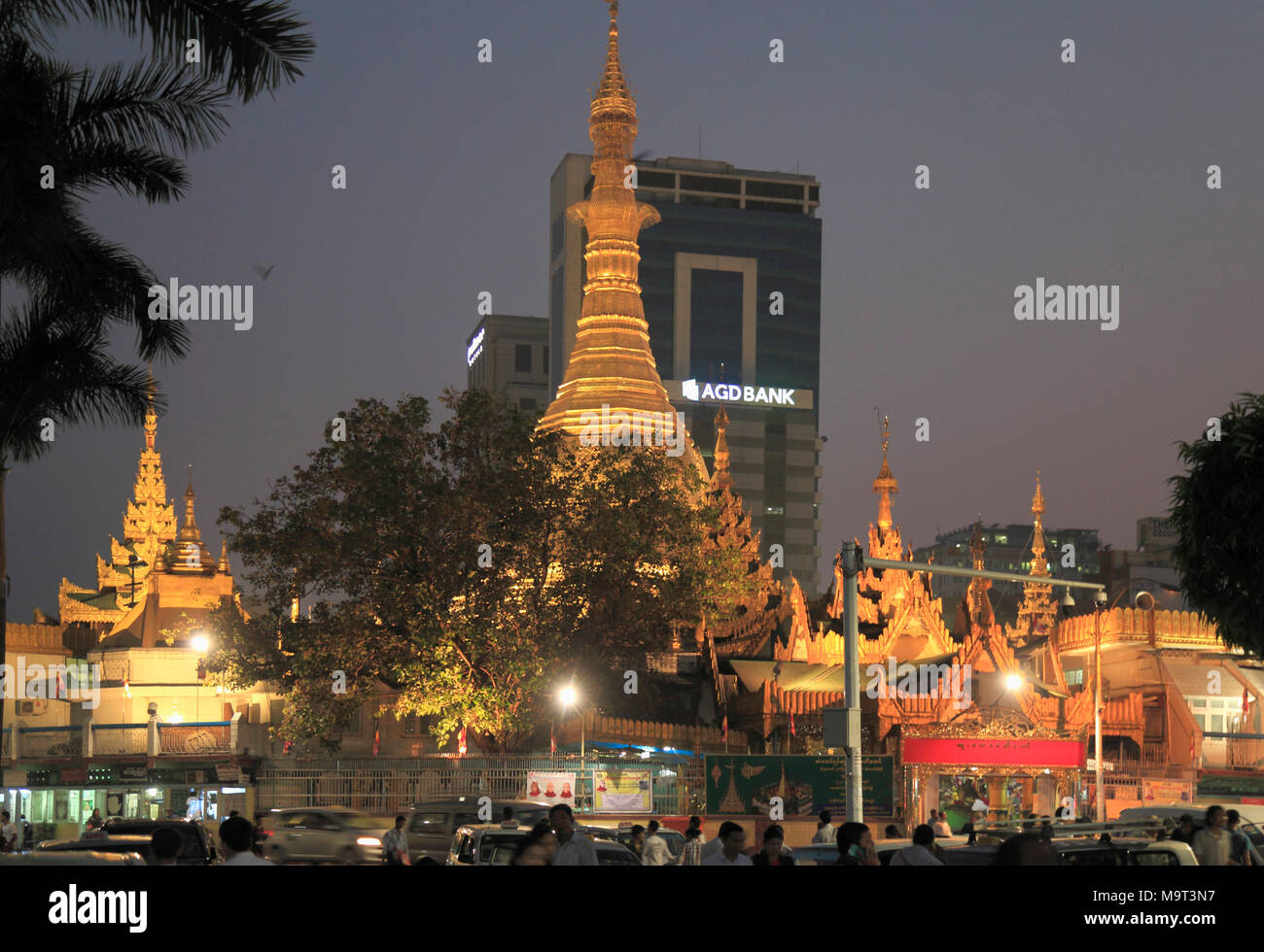 Downtown rangoon myanmar hi-res stock photography and images - Alamy