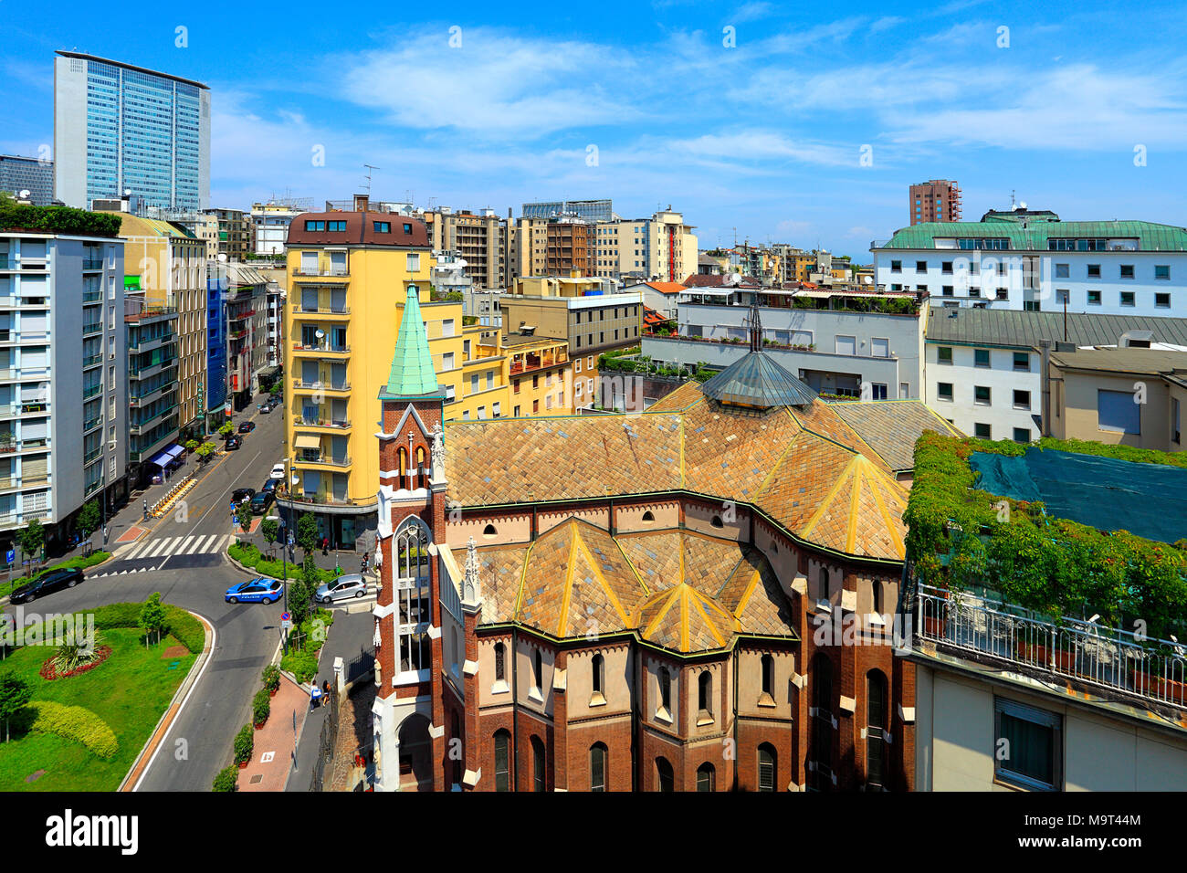 Milan, Lombardy / Italy - 2012/07/04: Milan city center - sanctuary of ...