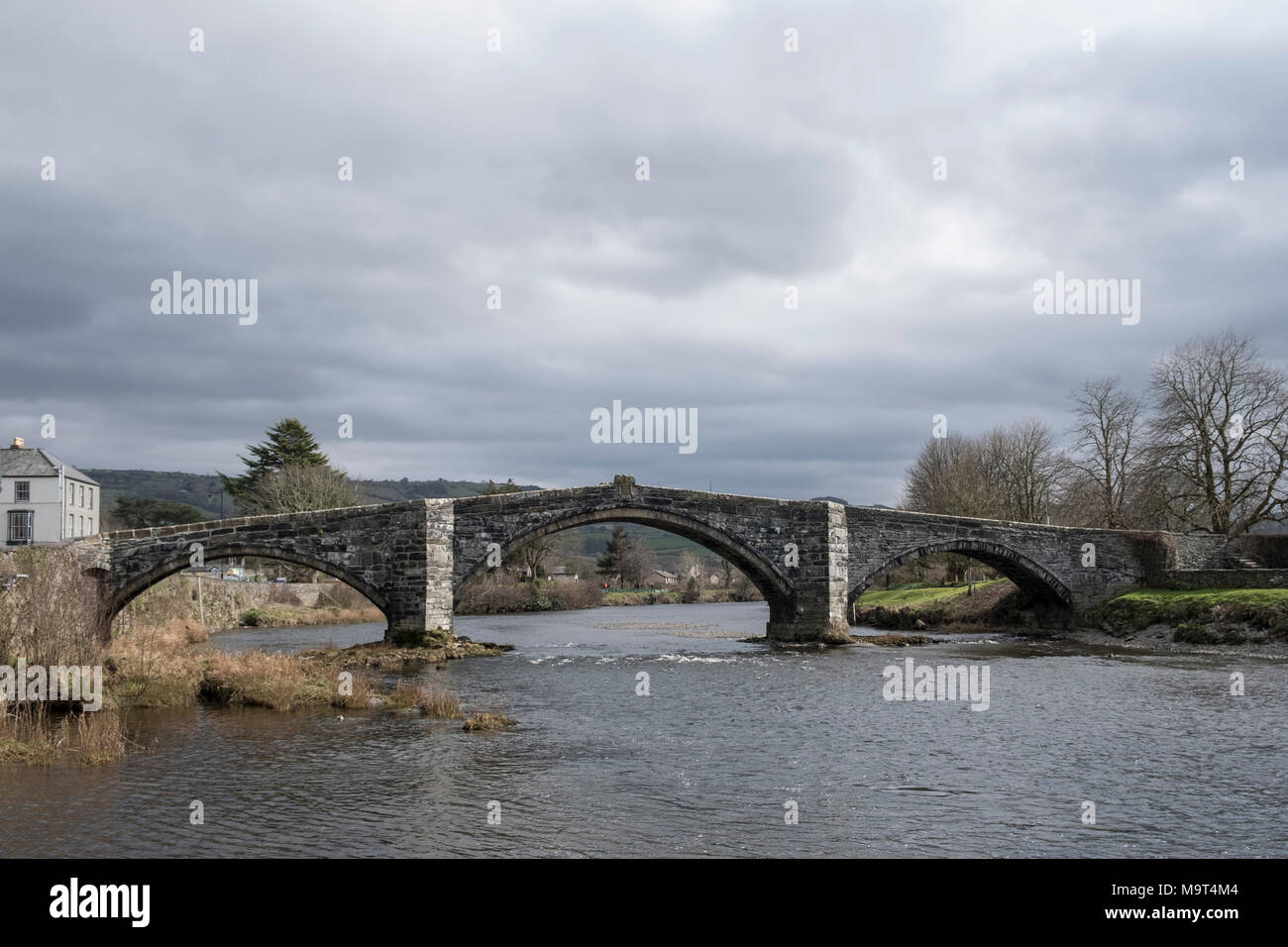 Llanrwst pont fawr inigo jones bridge hi-res stock photography and ...