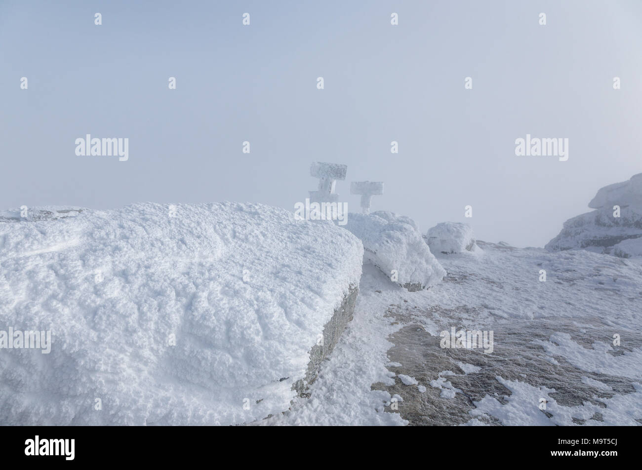 Appalachian Trail - Extreme weather conditions on the summit of Mount ...