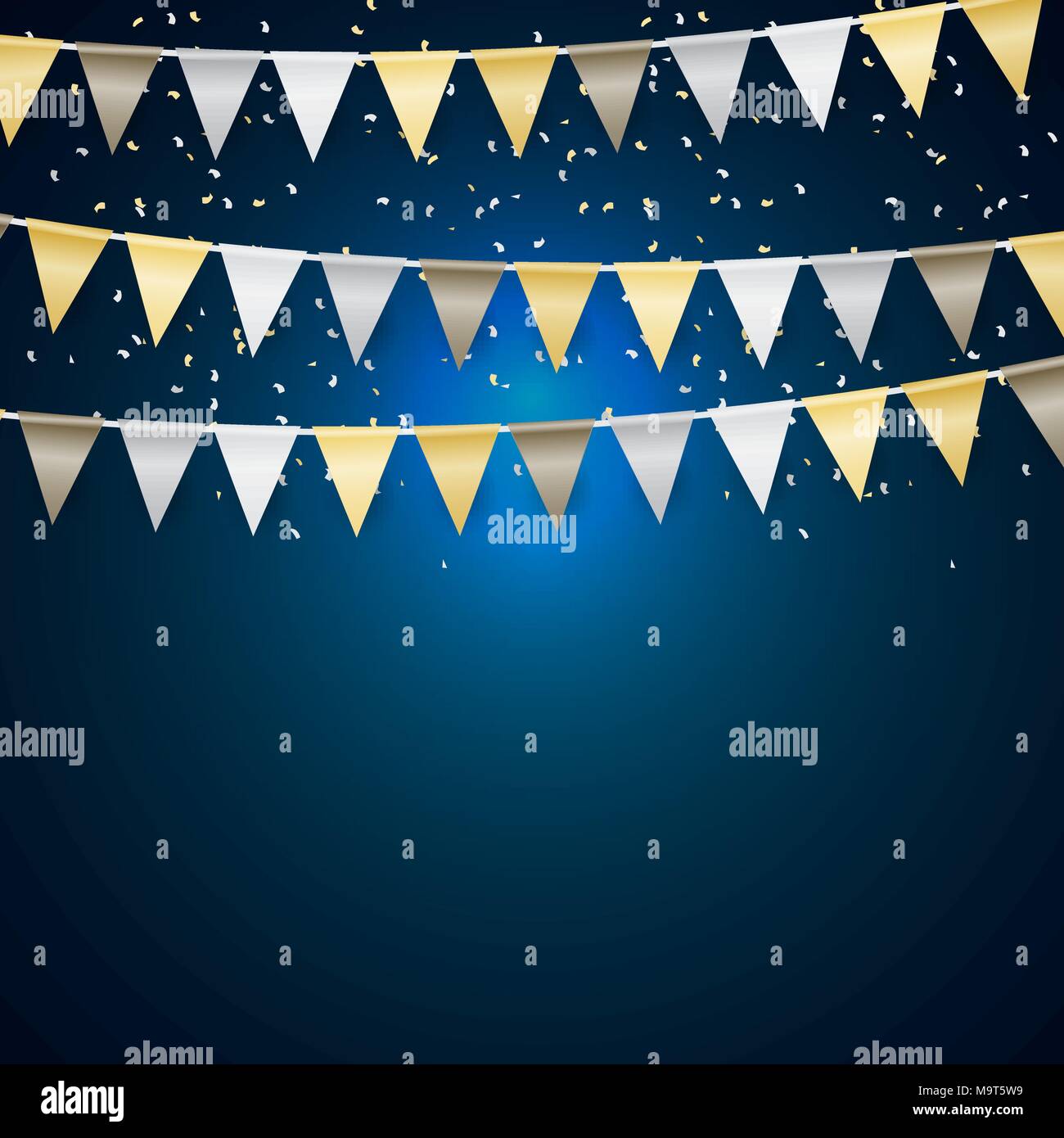 Party Background with Flags Vector Illustration Stock Vector Image ...