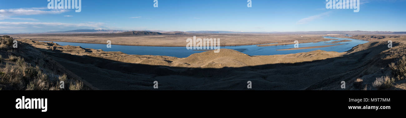 Hanford Reach National Monument on the Columbia River from the White ...