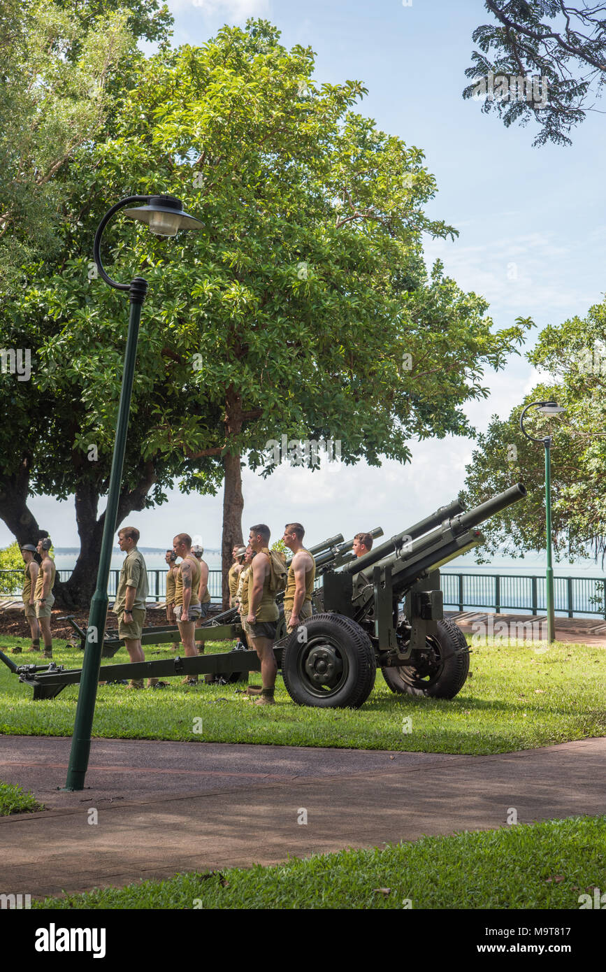 Darwin,Northern Territory,Australia-February 19,2018: Armed forces and ...