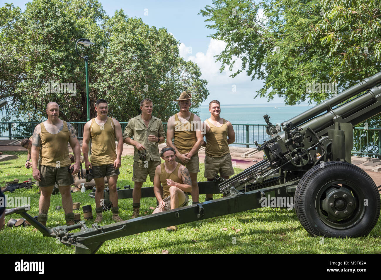 Darwin,Northern Territory,Australia-February 19,2018: Armed forces and ...