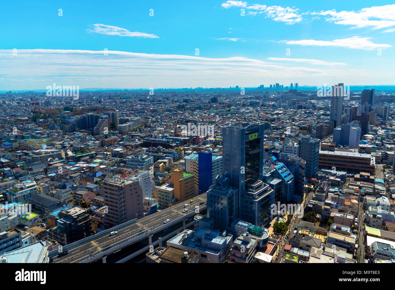 Skyline in Setagaya-ku, Tokyo, Japan Stock Photo - Alamy