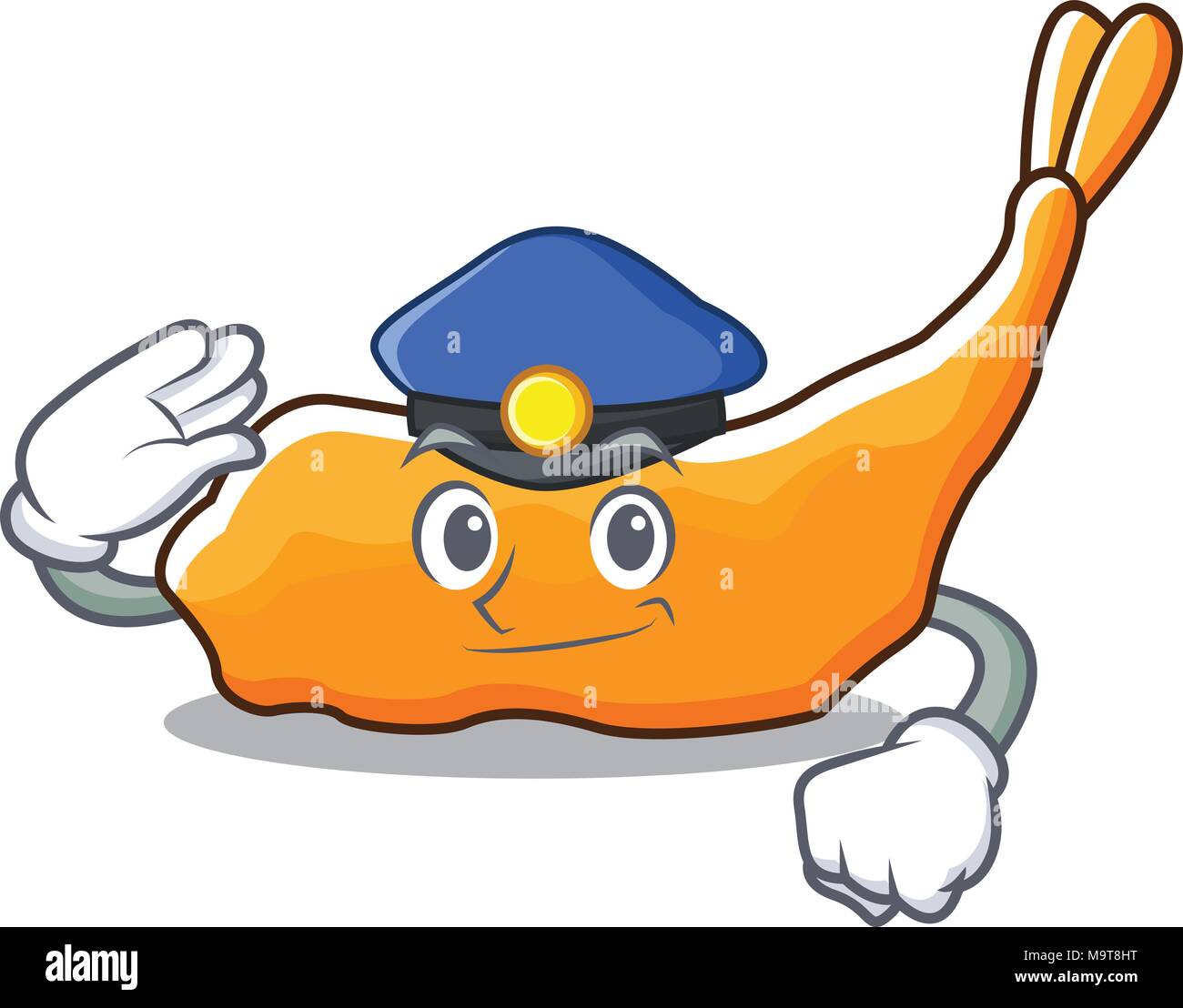 Police tempura character cartoon style Stock Vector Image & Art - Alamy