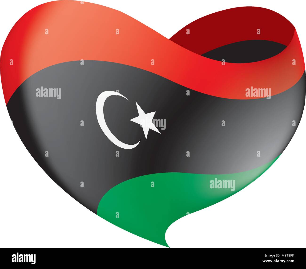 Libya flag, vector illustration Stock Vector Image & Art - Alamy