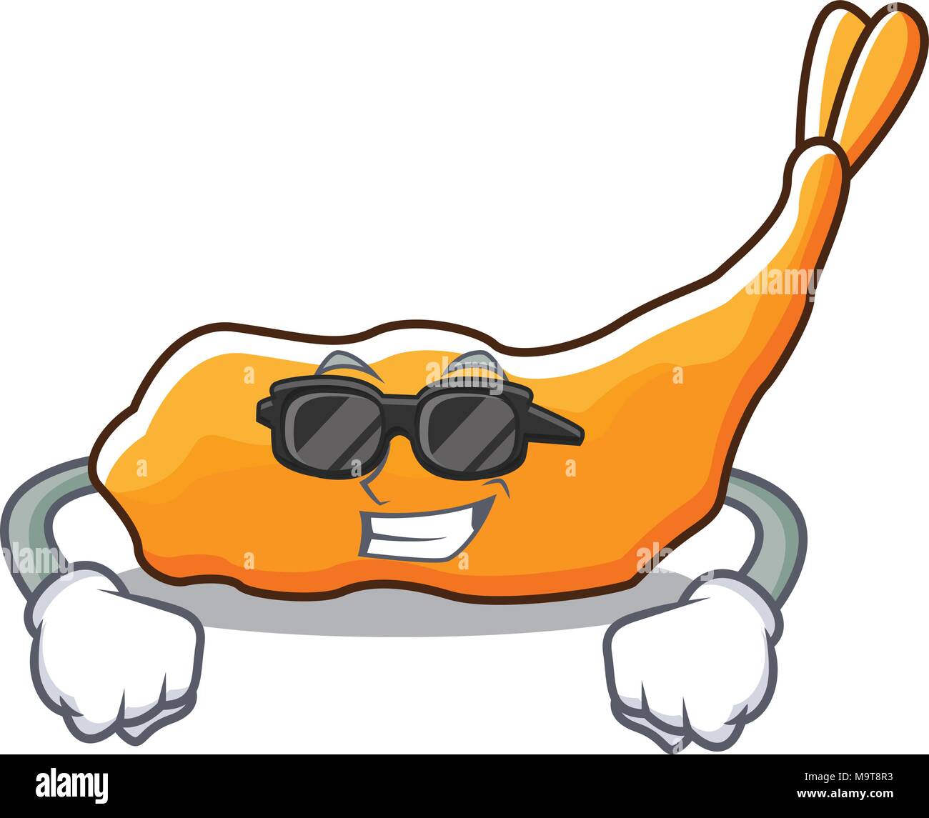 Super cool tempura character cartoon style Stock Vector Image & Art - Alamy