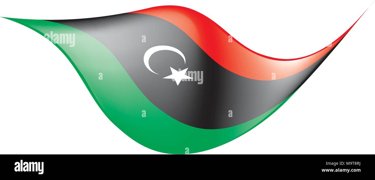 Libya flag, vector illustration Stock Vector Image & Art - Alamy