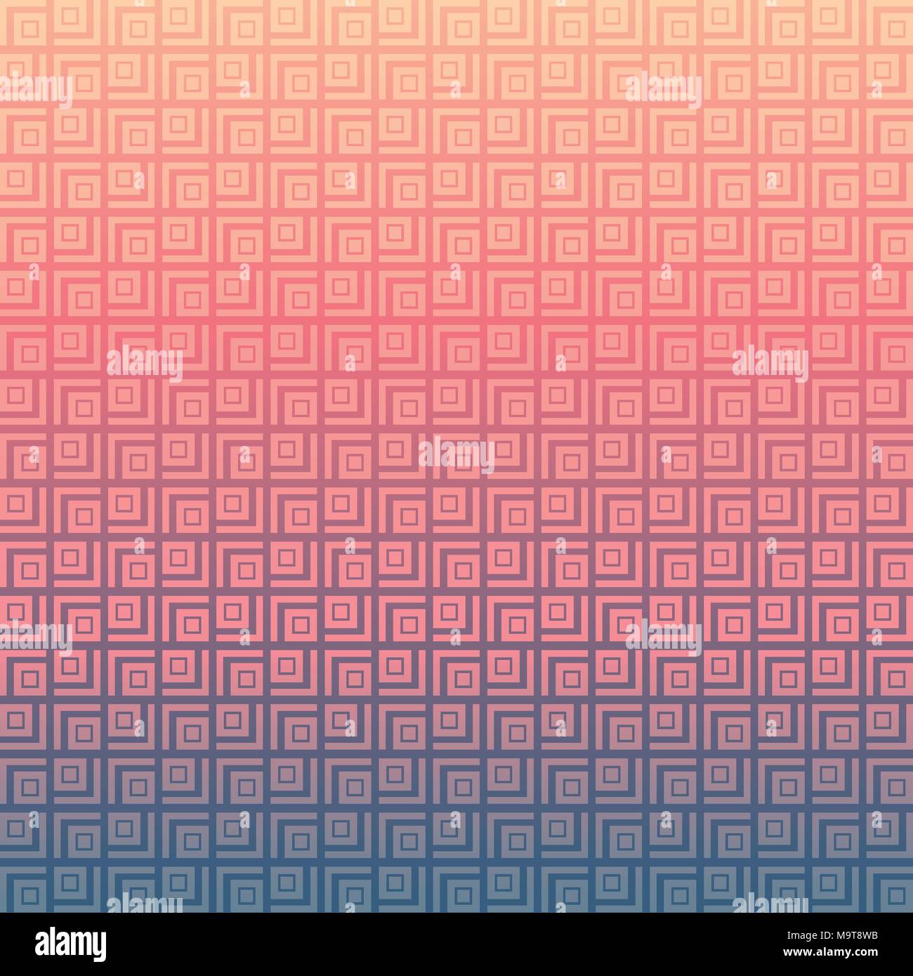 Abstract geometric square pattern background and texture on gradient color background. Use for ...