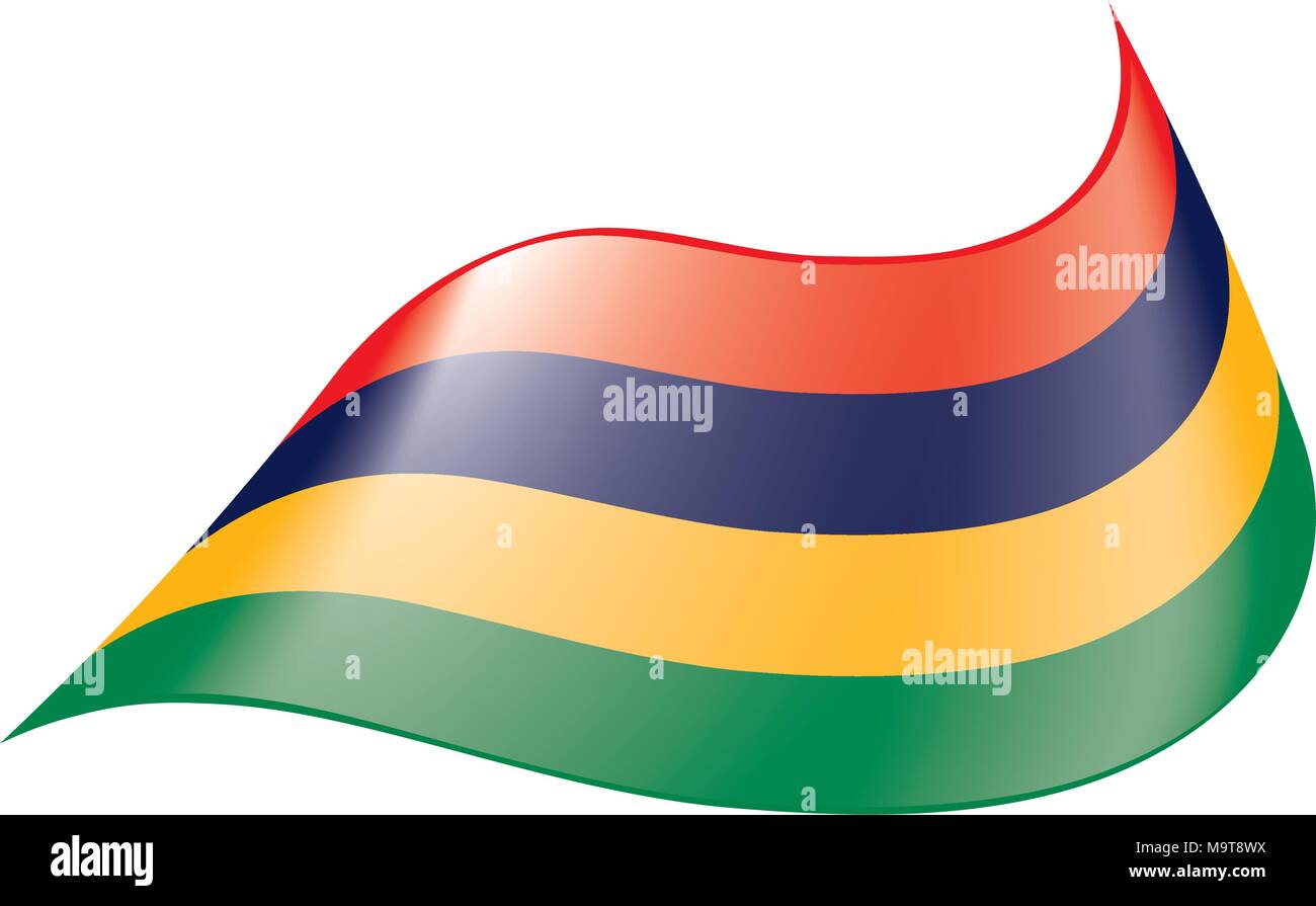 Mauritius flag, vector illustration Stock Vector Image & Art - Alamy