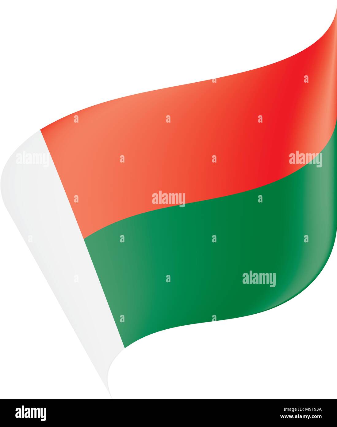 Madagascar flag, vector illustration Stock Vector Image & Art - Alamy