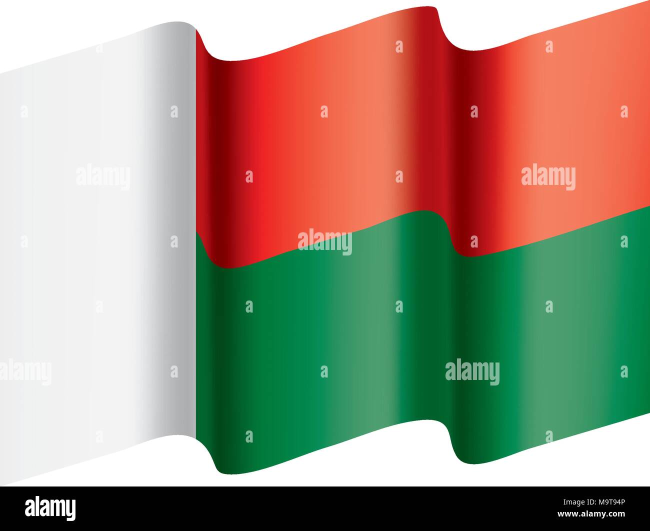 Madagascar flag, vector illustration Stock Vector Image & Art - Alamy