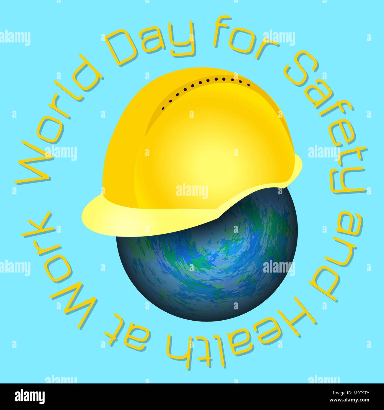 World Day for Safety and Health at Work. 28 April. Celebration concept ...
