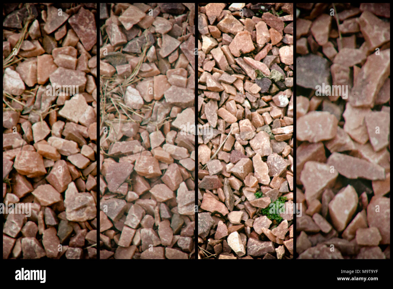 Flintstone pebbles structure of red stone for background Stock Photo ...