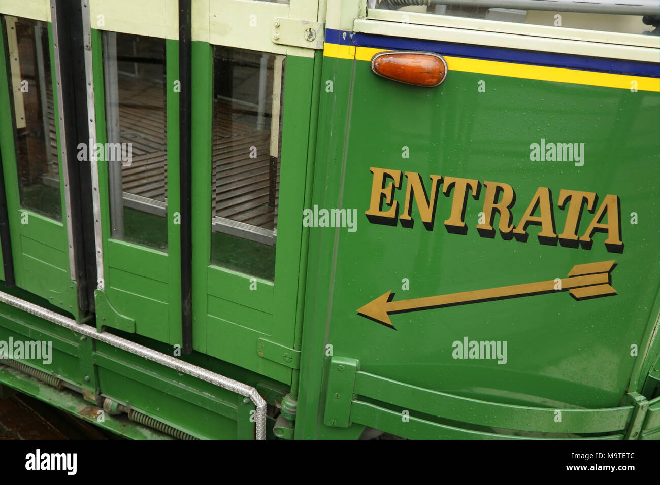 Tram door hi-res stock photography and images - Alamy