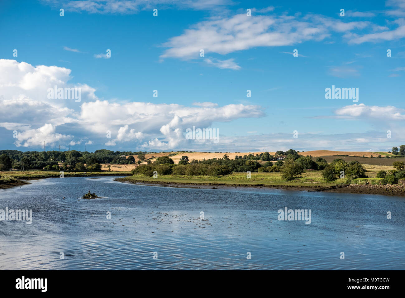 English british river aln alnmouth northumberland hi-res stock ...