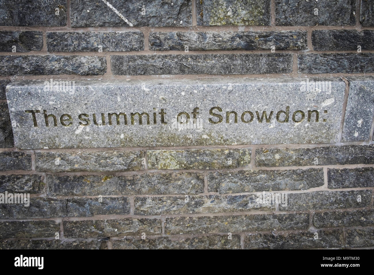 Snowdon Summit Station and Cafe, Snowdonia, North Wales, UK Stock Photo ...