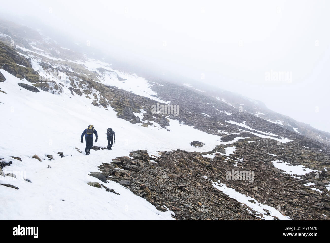 Mountaineers on the Path known as Igam Ogam which leads to Mount ...