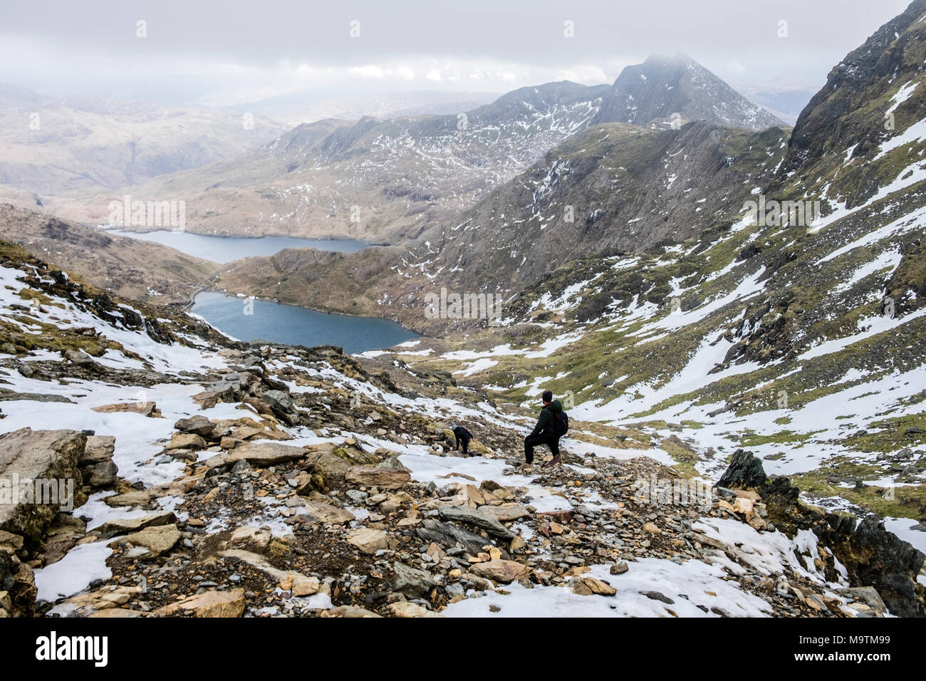 Mountaineers on the Path known as Igam Ogam which leads to Mount ...
