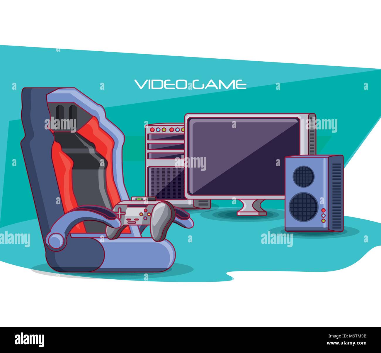 video game console icons vector illustration design Stock Vector Image ...